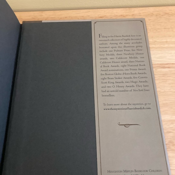 Accents | The Chronicles Of Harris Burdick By Chris Van Allsburg Intro ...